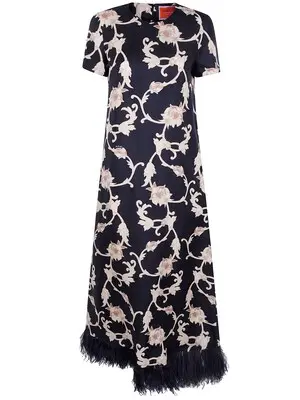 La DoubleJ Floral Swing Dress