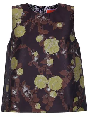 LA DOUBLEJ Top Floral Print "la Scala"