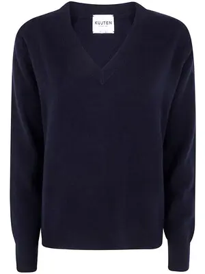 KUJTEN Sweater V Neck "lita - Black