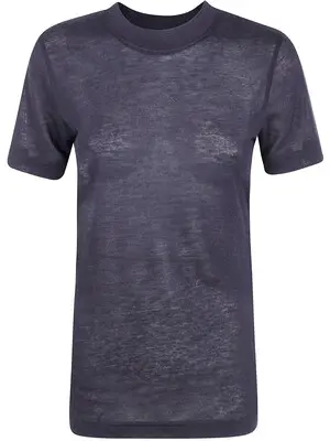 Filippa K T-shirt Lyocell Cashmere Tee - Black