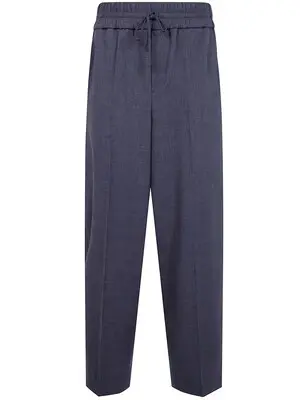 AMI Paris Virgin Wool Trousers - Gray