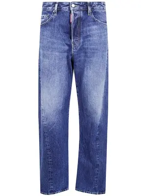 Dsquared2 Loose Twist Denim Jeans