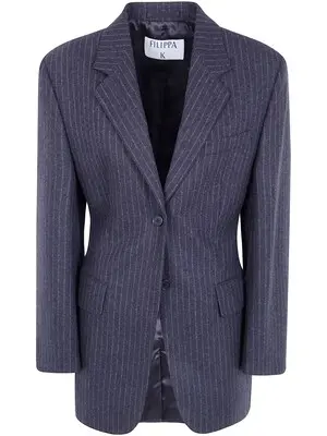 Filippa K Jacket Flannel Blazer "hourglass Pinstripe