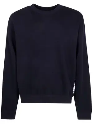 JIL SANDER Sweatshirt Crew Neck Long Sleeves "j22gu0166.j20128 001 Bla