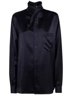 DARKPARK Detachable Bow Meg Shirt