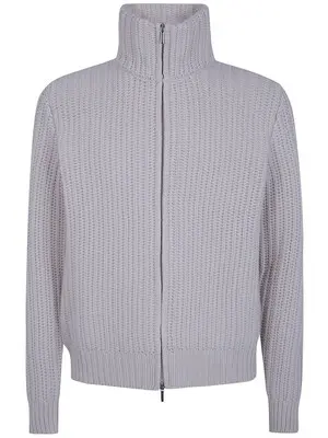 BARBA NAPOLI Sweater Full Zip "wool Cashmere Viscose