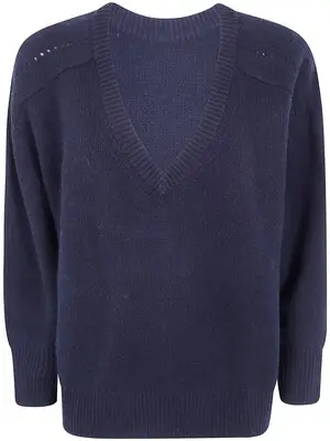 KUJTEN Sweater V Neck "divee - Black