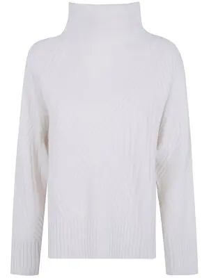 JOSEPH Sweater Soft Wool Ribs Turtleneck "isabel