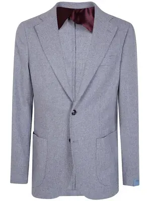 BARBA NAPOLI Single Breasted Jacket