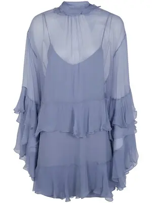 Chloé Dress Ruffle "sandy