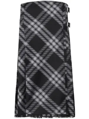 Burberry Kilt Check Style Suit
