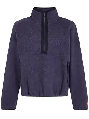 The North Face Sweatshirt 1/2 Zip Fleece "red Box