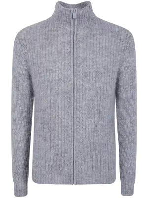 Aspesi Zip-up Mohair Sweater