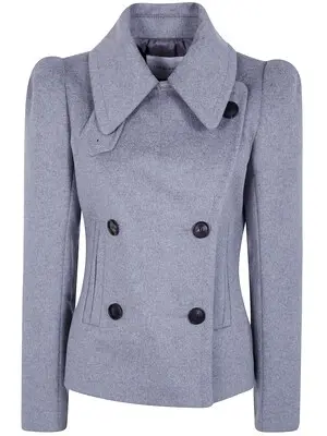 Seven For All Mankind Jacket Double Breasted "high Shoulder