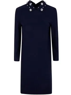 Chiara Boni La Petite Robe Dress Short Zip "leotie - Blue
