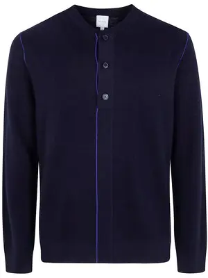 Paul Smith Henley Neck Wool Sweater