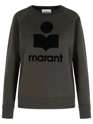 Isabel Marant Étoile Cotton Blend 'milliyny' Sweatshirt - Black