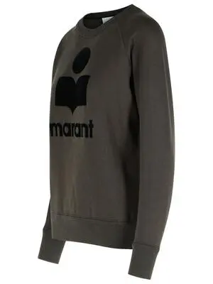 Isabel Marant Étoile Cotton Blend Sweatshirt - Black