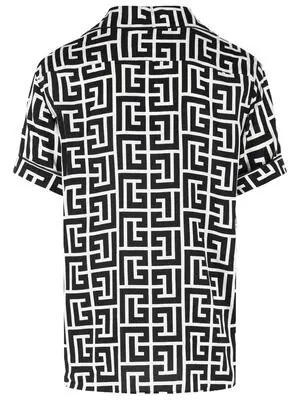 Balmain Viscose Shirt - Black