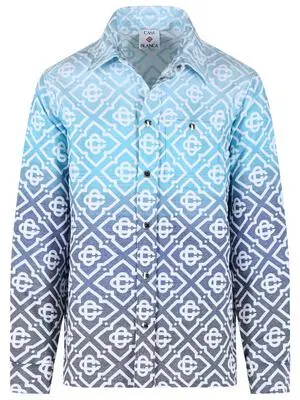 Casablanca Light Cotton Blend Monogram Jacket