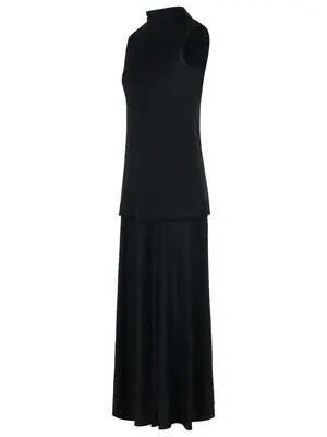 JIL SANDER Viscose Blend Dress - Black