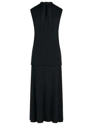 JIL SANDER Viscose Blend Dress - Black