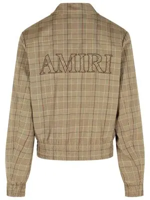 Amiri Virgin Wool Blend Jacket - Cream