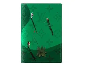 LOUIS VUITTON Monogram Heritage Passport Cover - Green