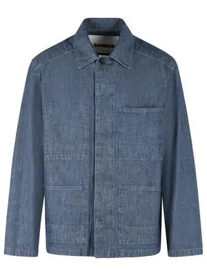 JIL SANDER Cotton Jacket - Blue