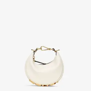 Fendi Nano Fendigraphy Hobo Bag - White
