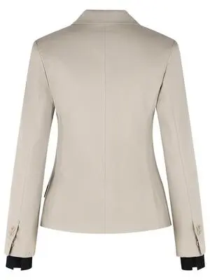 Max Mara Placido Virgin Wool Blend Double-breasted Blazer - Cream