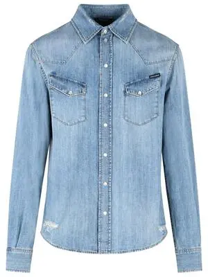 Dolce & Gabbana Cotton Shirt - Blue