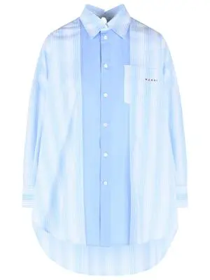 Marni Light Cotton Poplin Shirt - Blue