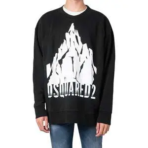 Dsquared2 Cotton Logo Sweatshirt - Black