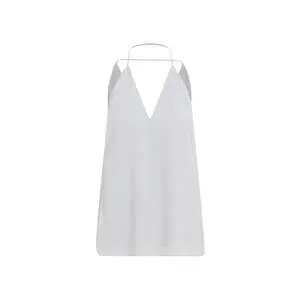 TOTEME Double-halter Silk Top - White