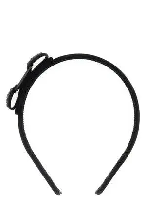 FERRAGAMO Fabric Hairband - Black