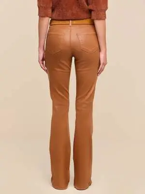 L'Agence Selma Coated Bootcut Jean