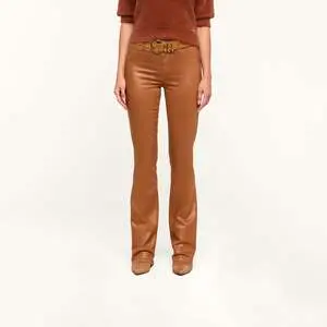 L'Agence Coated Boot-cut Jeans - Java Coated