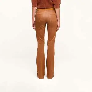 L'Agence Coated Boot-cut Jeans - Java Coated