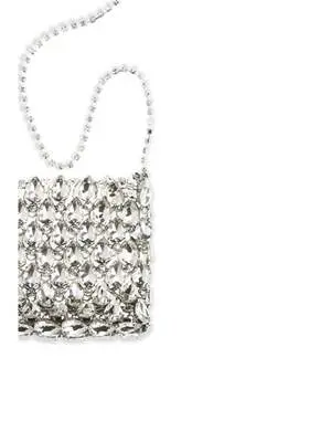 SELF-PORTRAIT Crystal Mesh Pouch