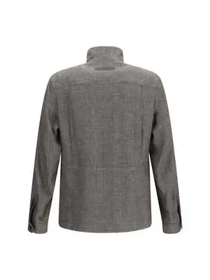 Zegna High-collar Shirt Jacket