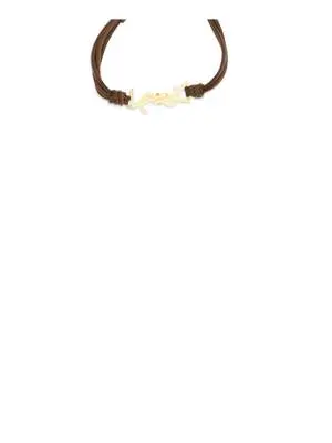 Saint Laurent Leather Cassandre Multi-wrap Bracelet