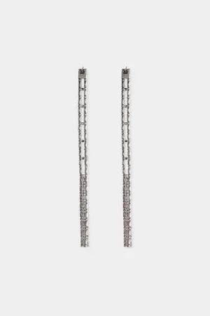 Dsquared2 Strass Drop Earrings