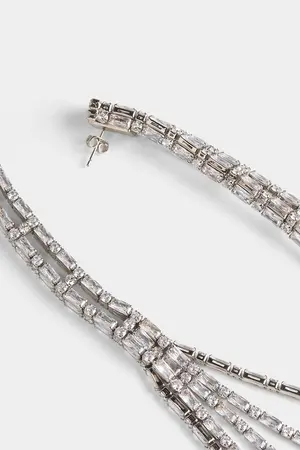 Dsquared2 Strass Drop Earrings