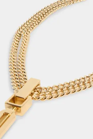 Dsquared2 Metal Bar Necklace