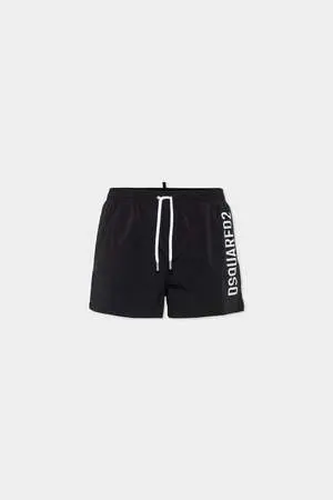 Dsquared2 Side Logo Midi Swim Boxer - Black