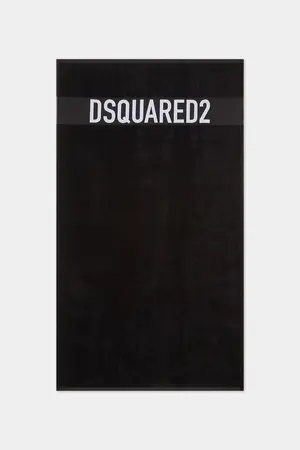 Dsquared2 Logo Out Of Water Towel - Black