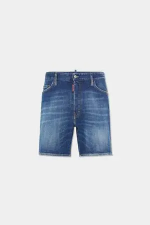 Dsquared2 Medium Easy Wash Marine Short Jeans - Blue