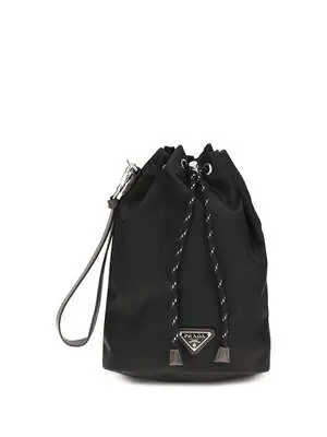 Prada Speedrock Re-nylon Bucket Bag - Black