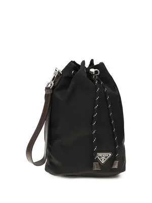 Prada Speedrock Re-nylon Bucket Bag - Black